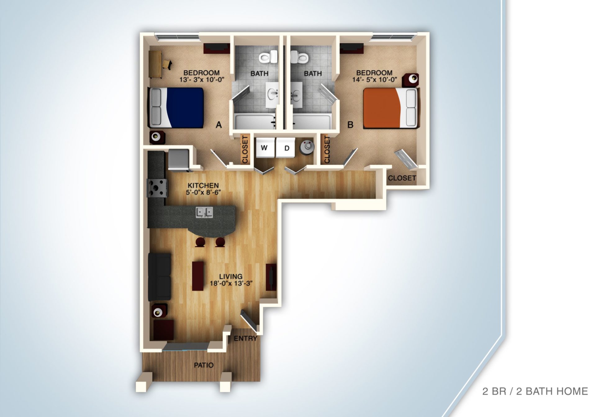 2-Bedroom WMU Apartments for Students
